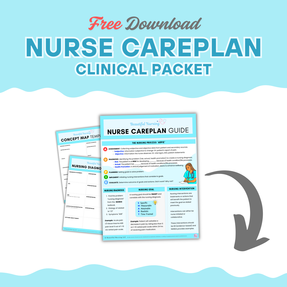 Ultimate Nursing Student Freebie Library: Cheat Sheets, Practice Packe ...
