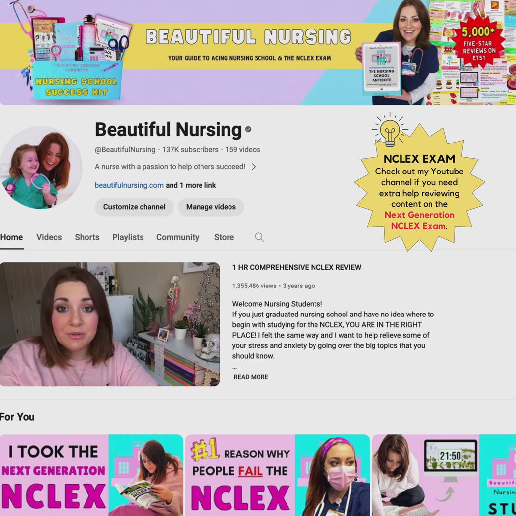 NCLEX Exam Bundle – BeautifulNursing